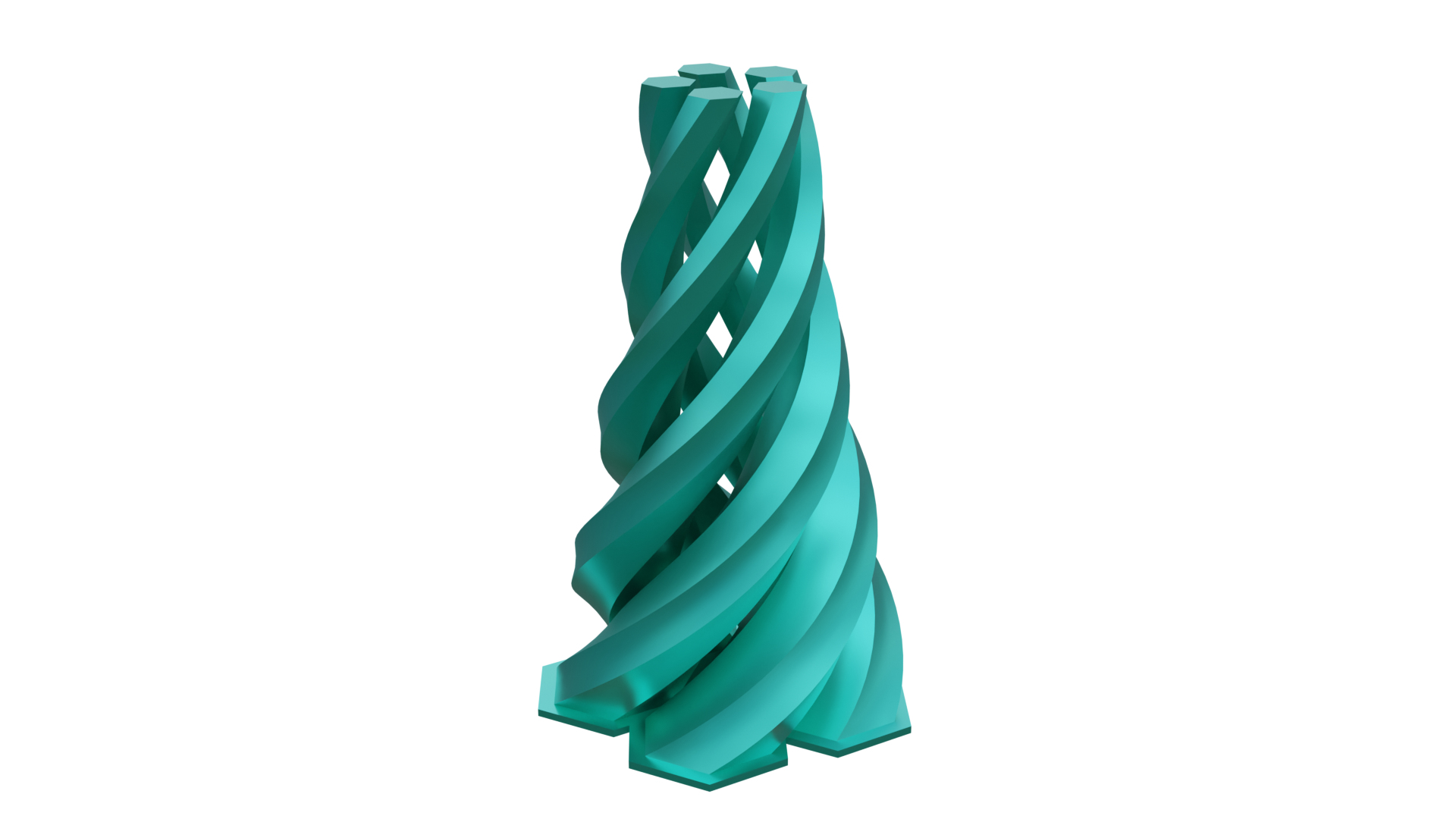 3D Twisted Twister Towers Model - TurboSquid 2227683