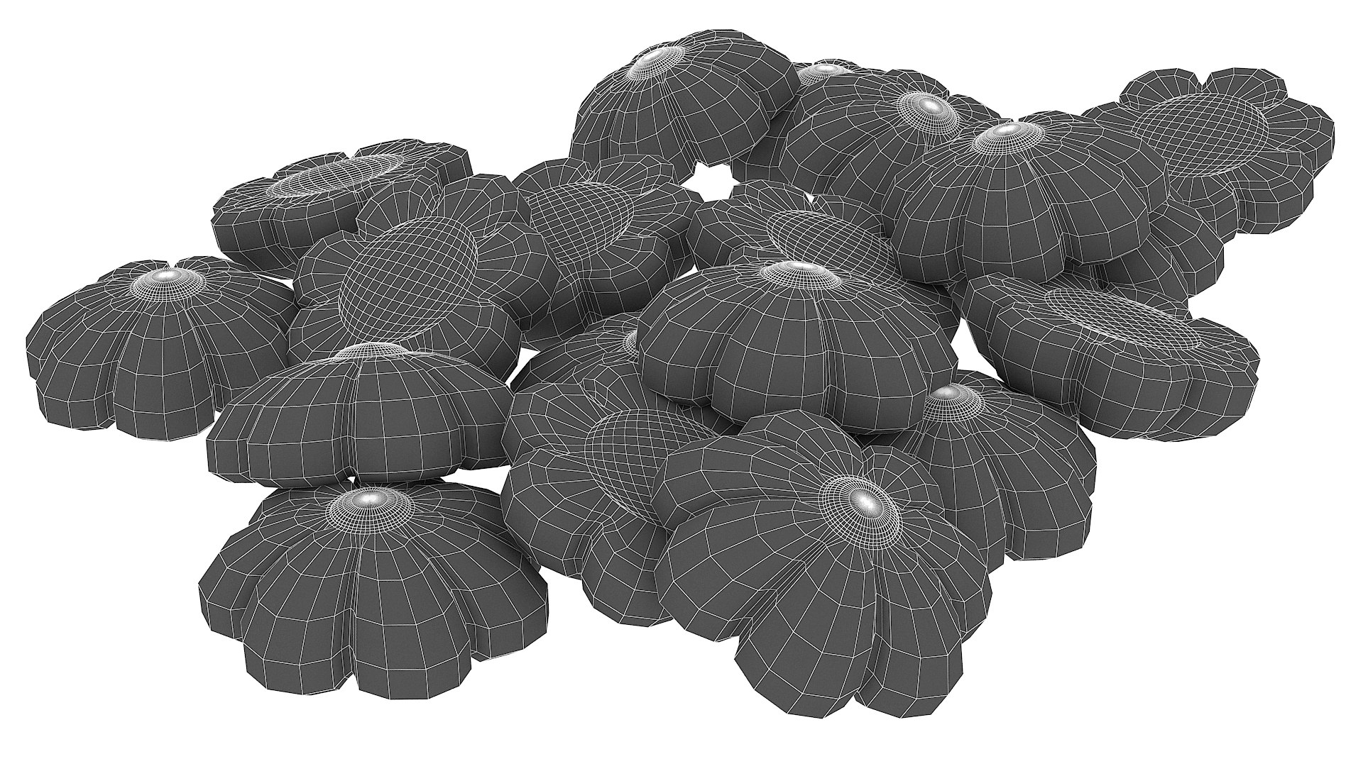 Flower Gumdrops 3D Model - TurboSquid 1815415