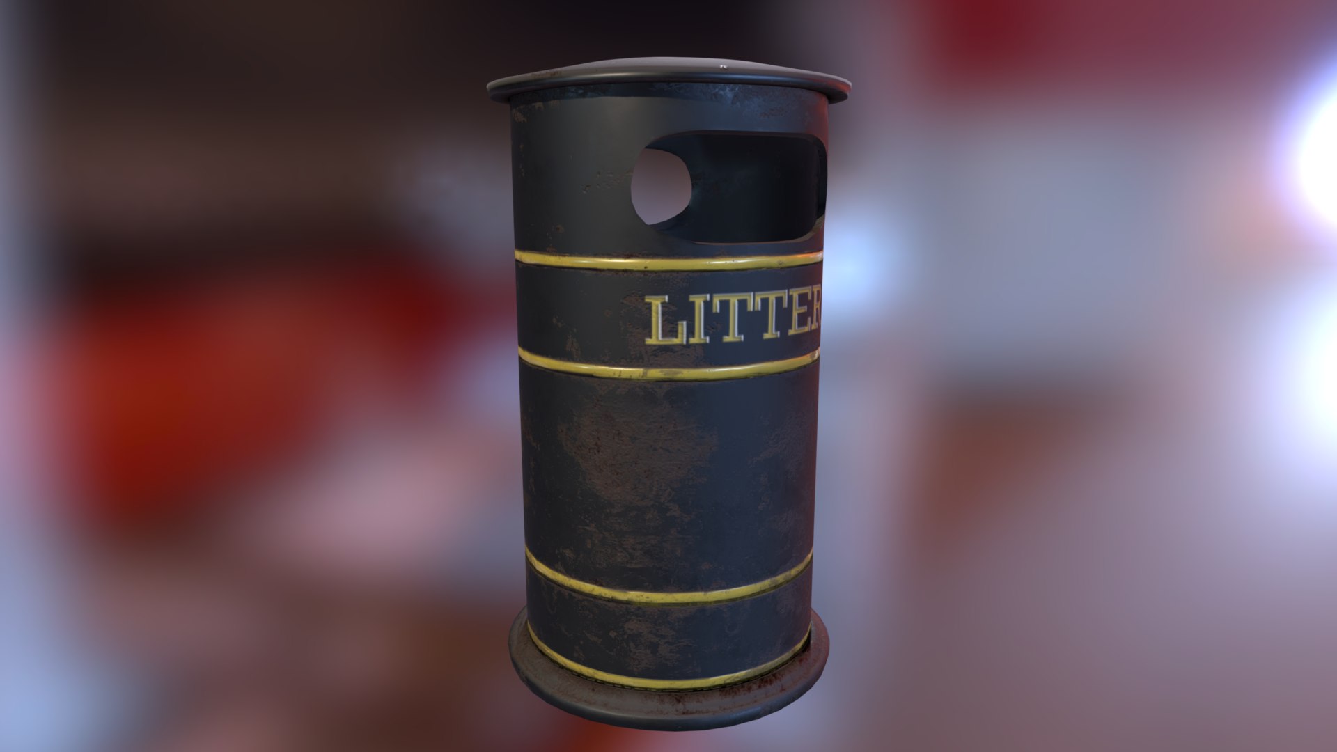 3d Ready Uk Bins Model