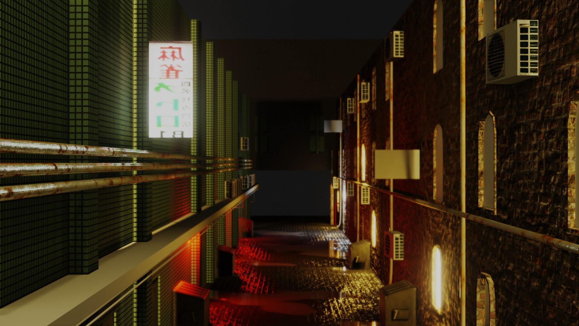 Urban Alley Ready 3D - TurboSquid 1703878