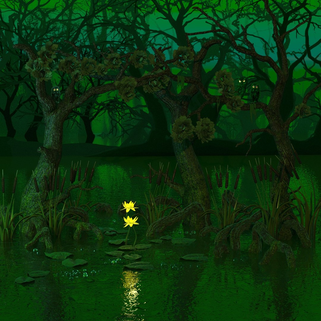 Swamp 3d Model