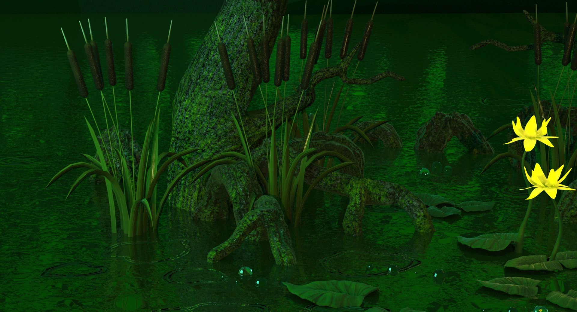 Swamp 3d Model