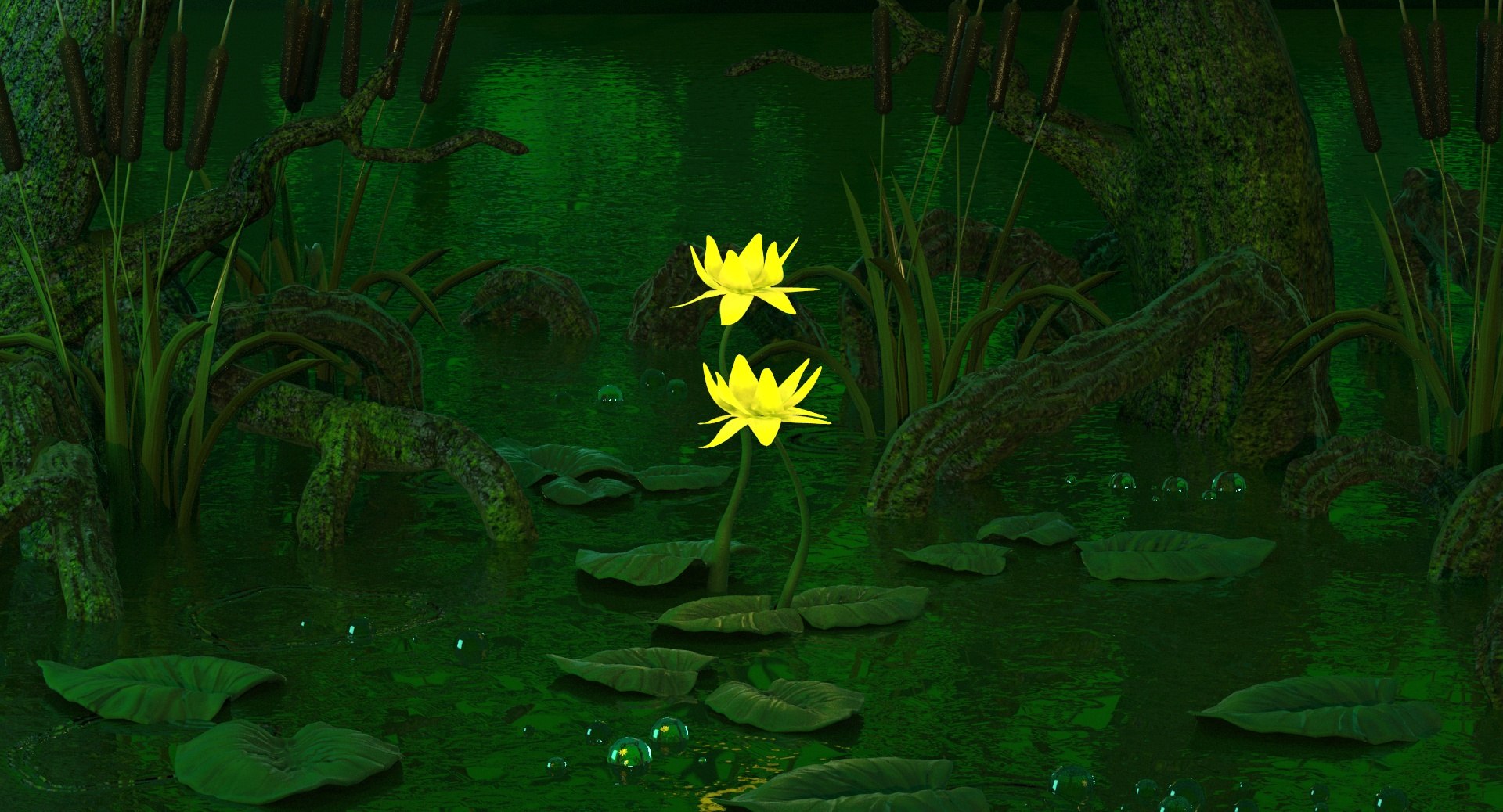 Swamp 3d Model