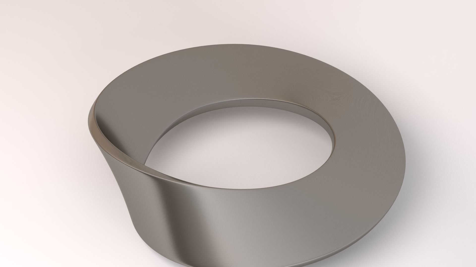 3D Mobius Strip Chrome - TurboSquid 1660680