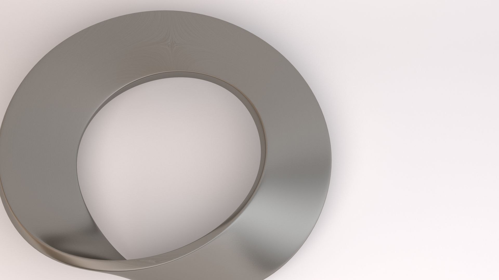 3D Mobius Strip Chrome - TurboSquid 1660680