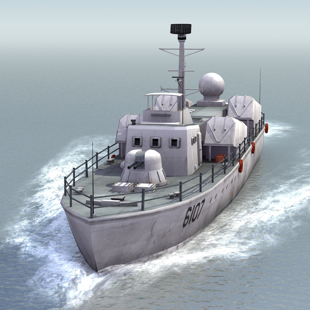 Chinese Navy Huangfeng Missile 3ds