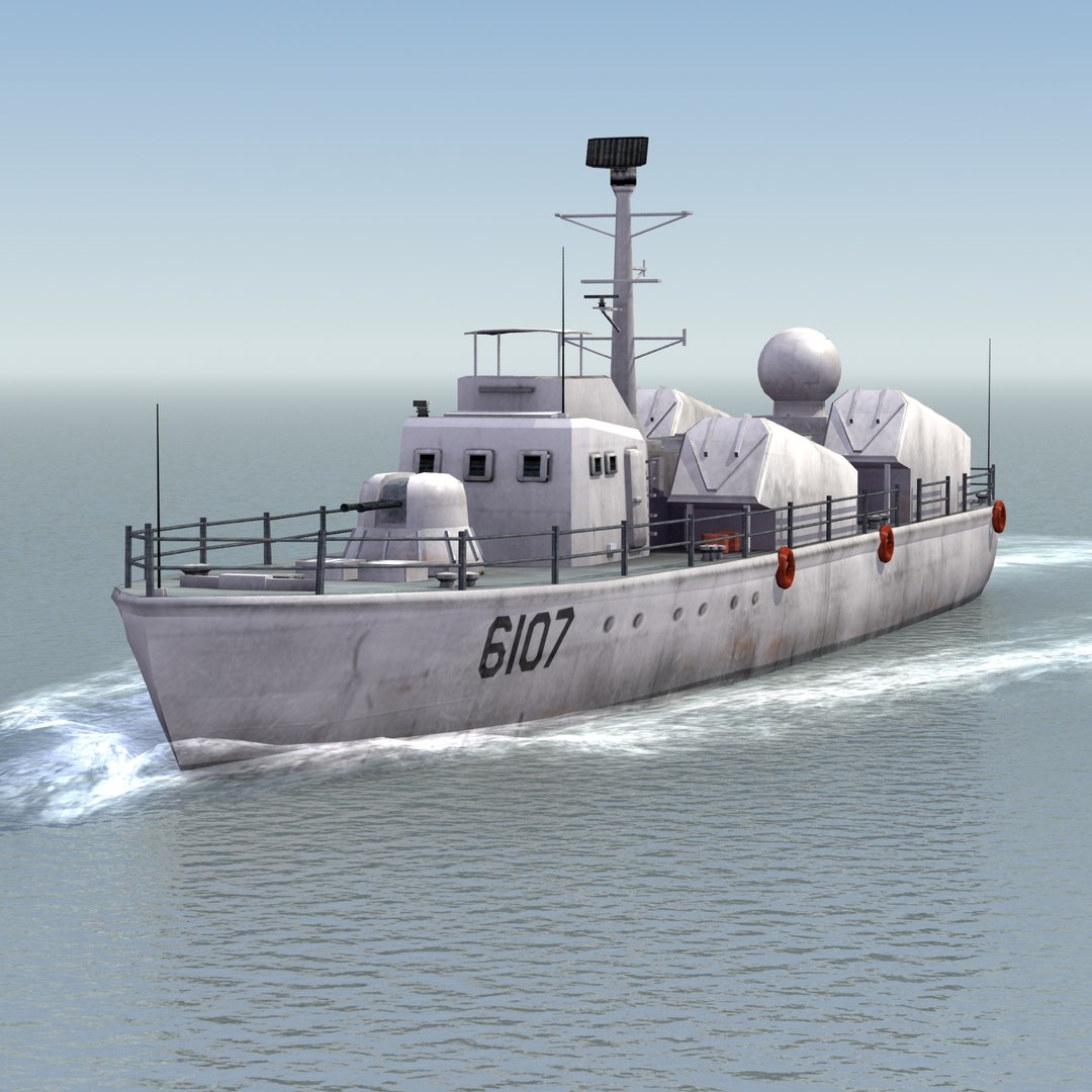 Chinese Navy Huangfeng Missile 3ds