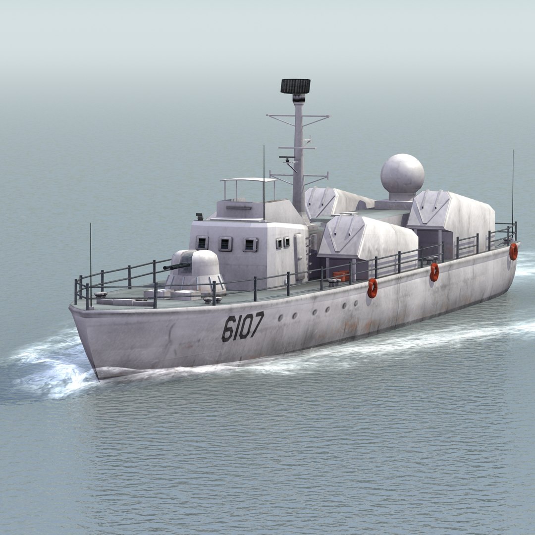 Chinese Navy Huangfeng Missile 3ds