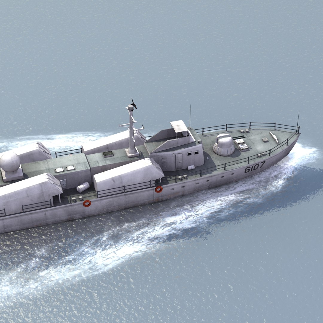 Chinese Navy Huangfeng Missile 3ds