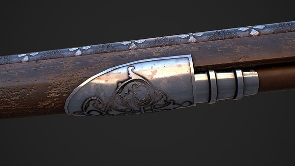 modelo 3d Mosquete de chispa - TurboSquid 2366639