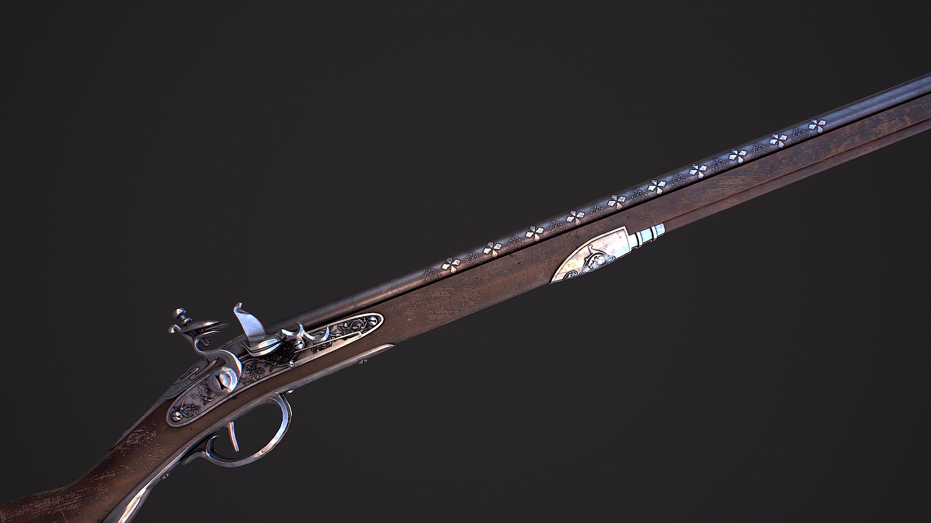 Flintlock Musket 3D Model - TurboSquid 2366639