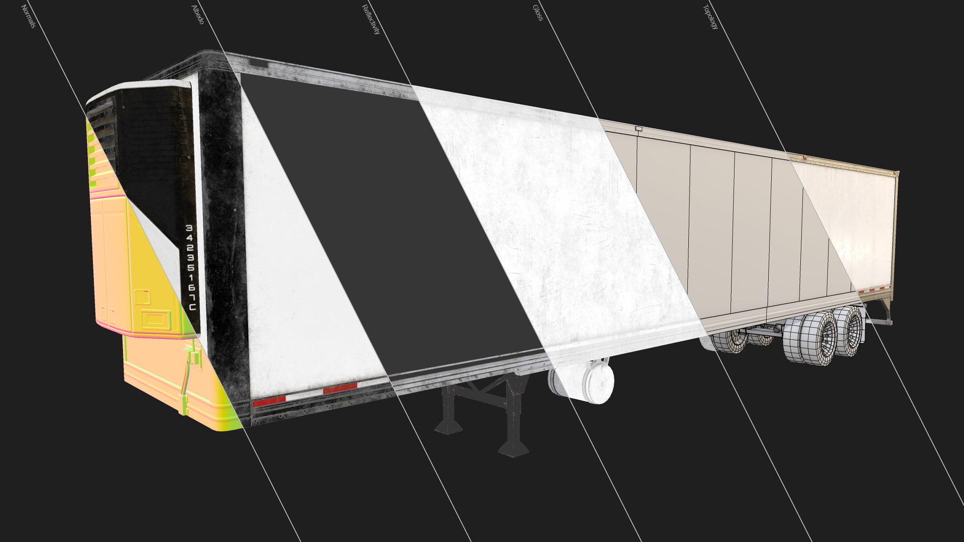3D Refrigerated Trailer - Low Poly Model - TurboSquid 2309256