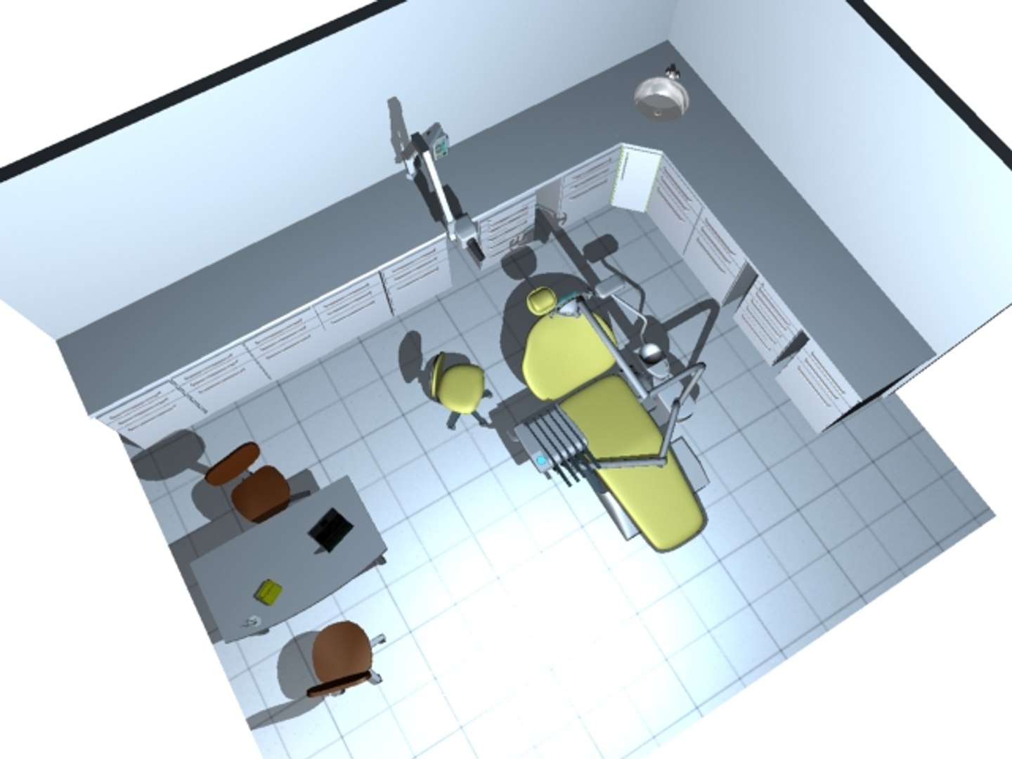 3d Complete Dental Clinic Model