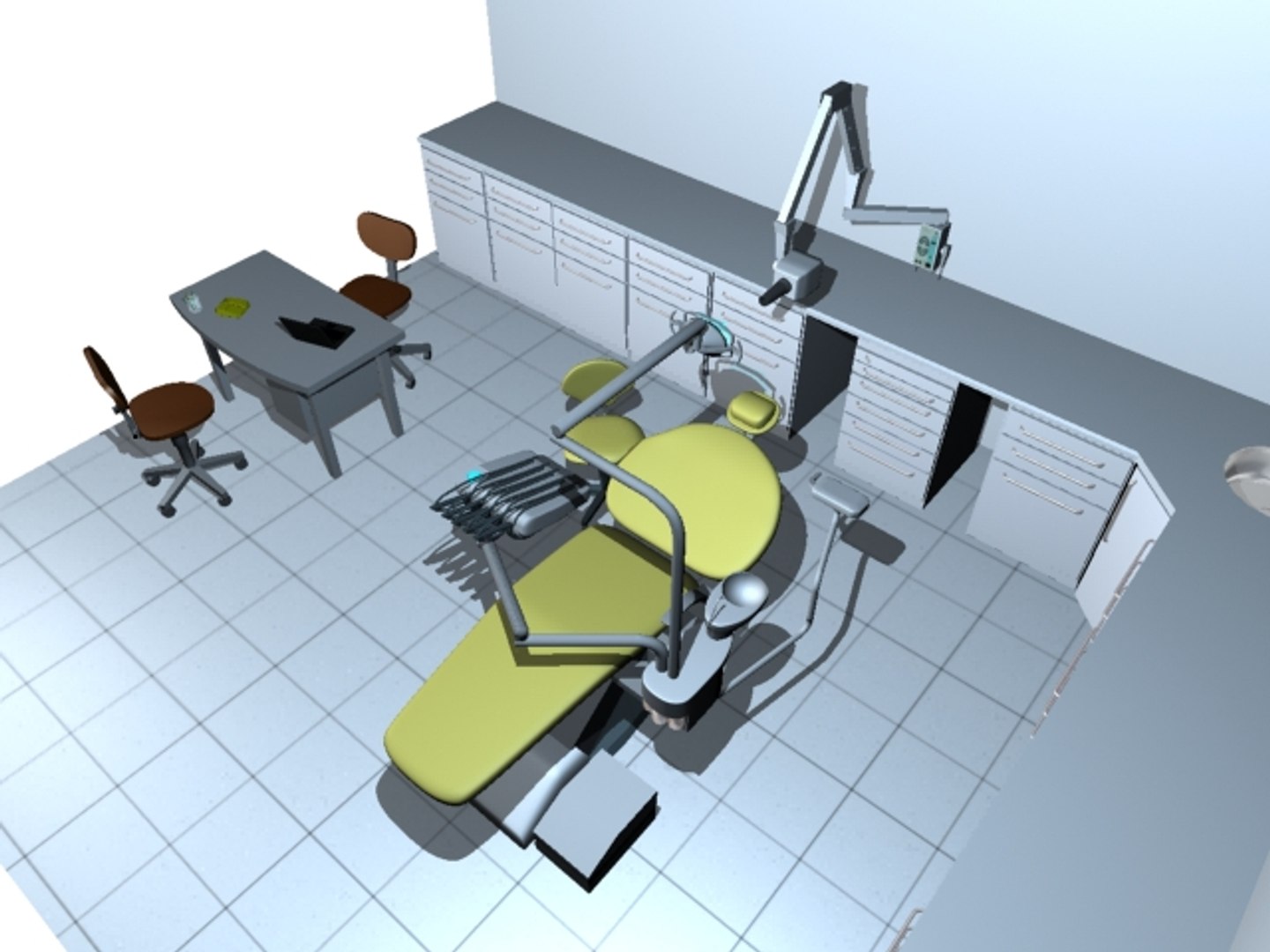3d Complete Dental Clinic Model