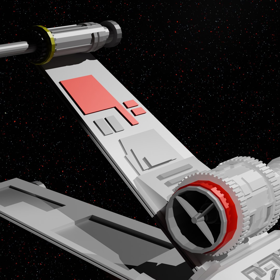 3D Low Poly X-Wing Model - TurboSquid 2334735