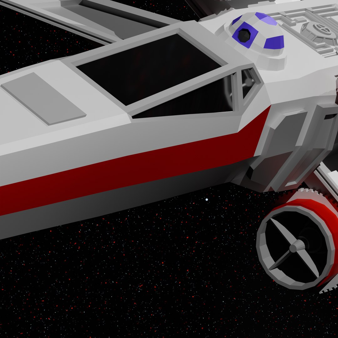 3D Low Poly X-Wing Model - TurboSquid 2334735