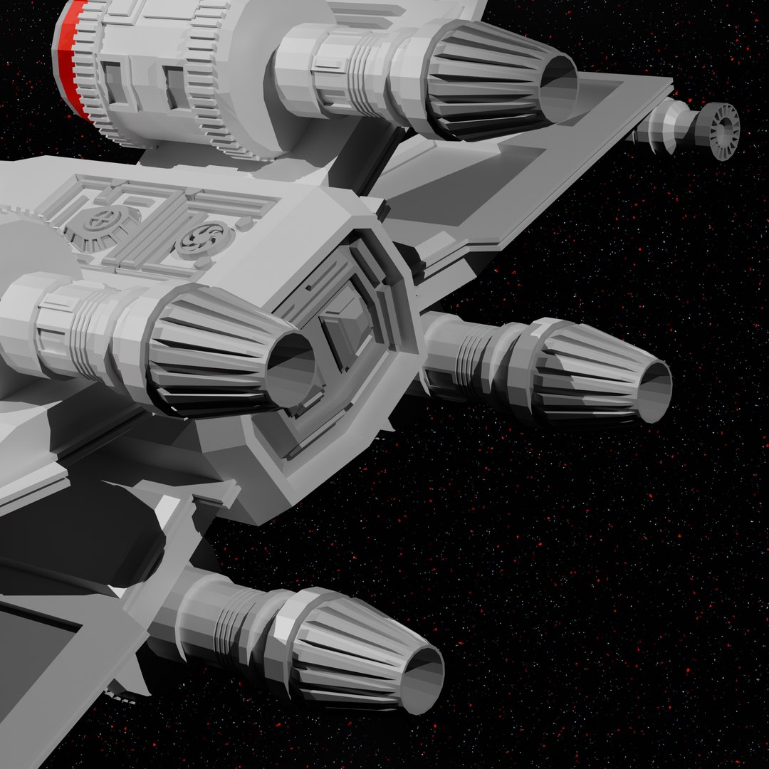 3D Low Poly X-Wing Model - TurboSquid 2334735