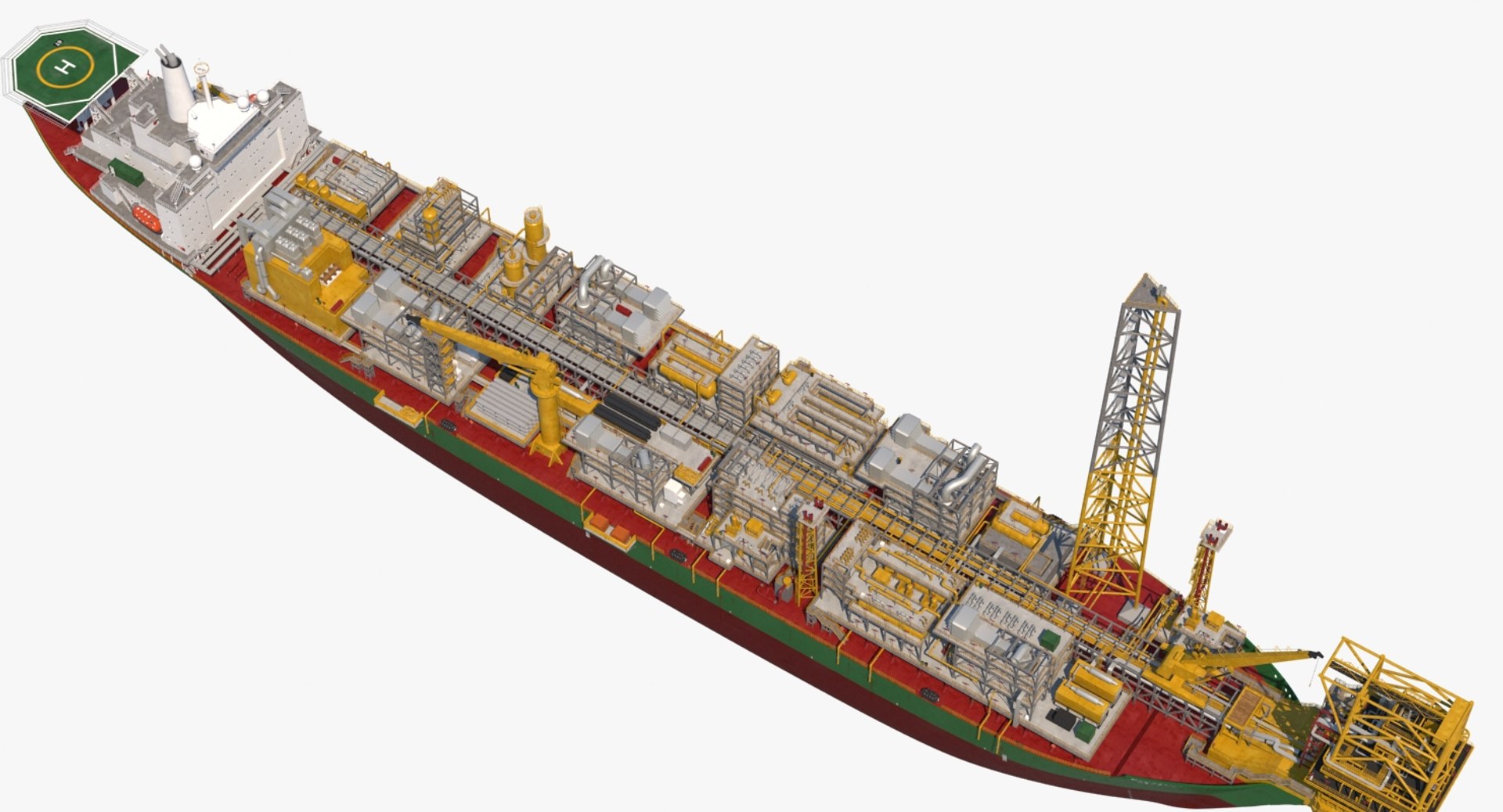 3D Floating Production Storage Offloading - TurboSquid 1374408