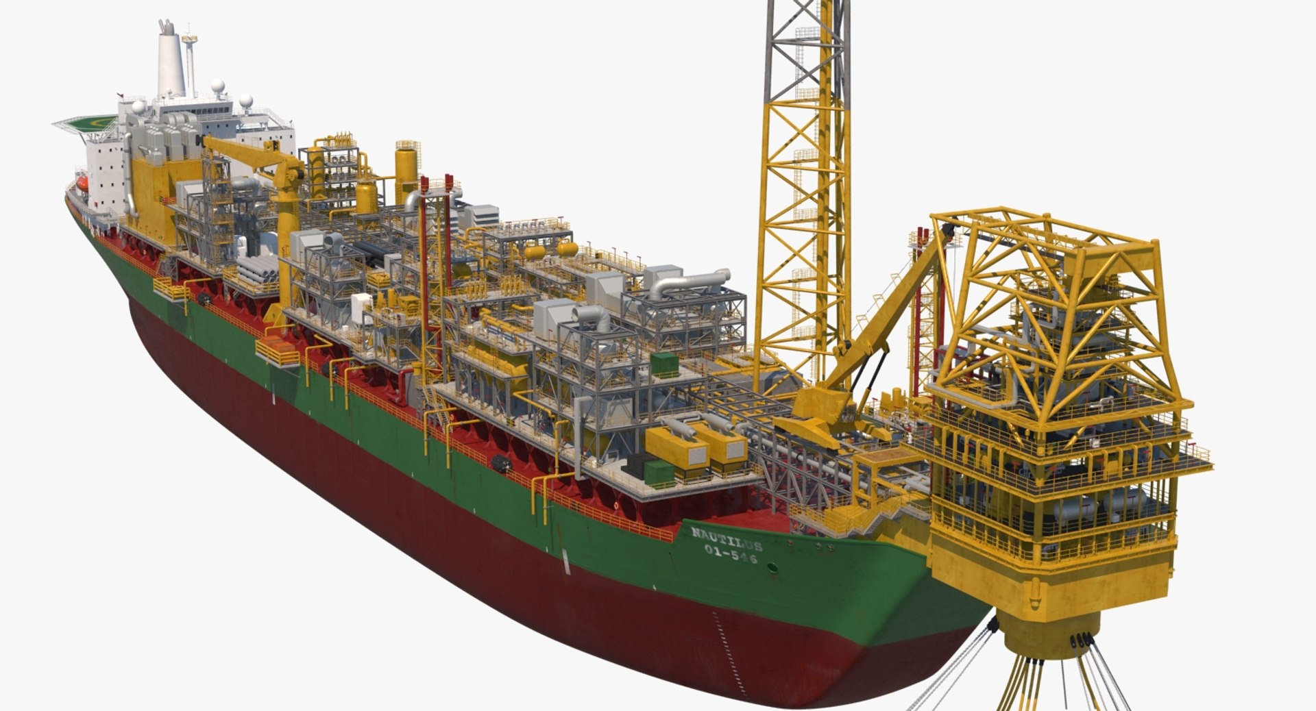 3d Floating Production Storage Offloading Turbosquid 1374408