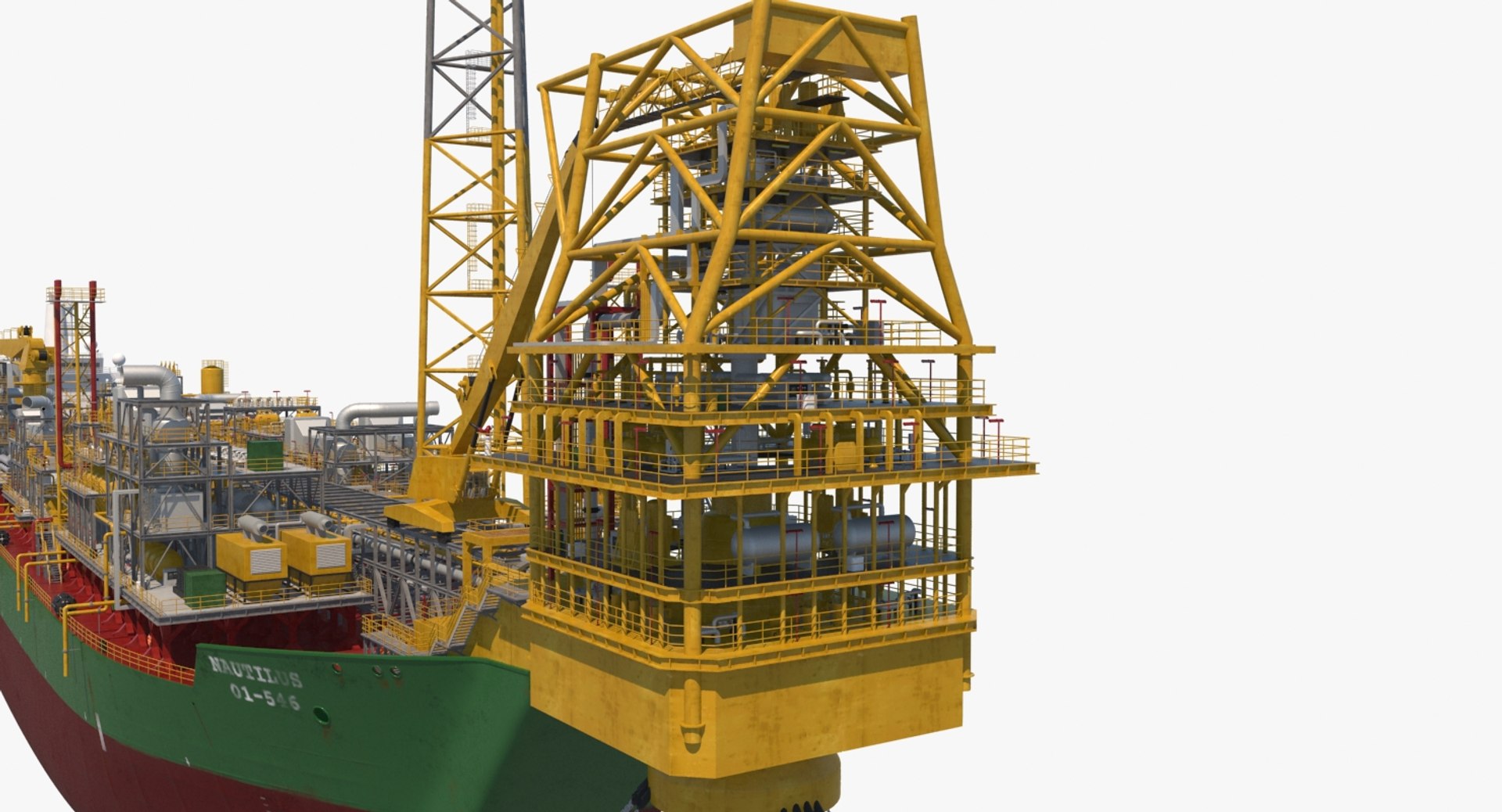 3D Floating Production Storage Offloading - TurboSquid 1374408