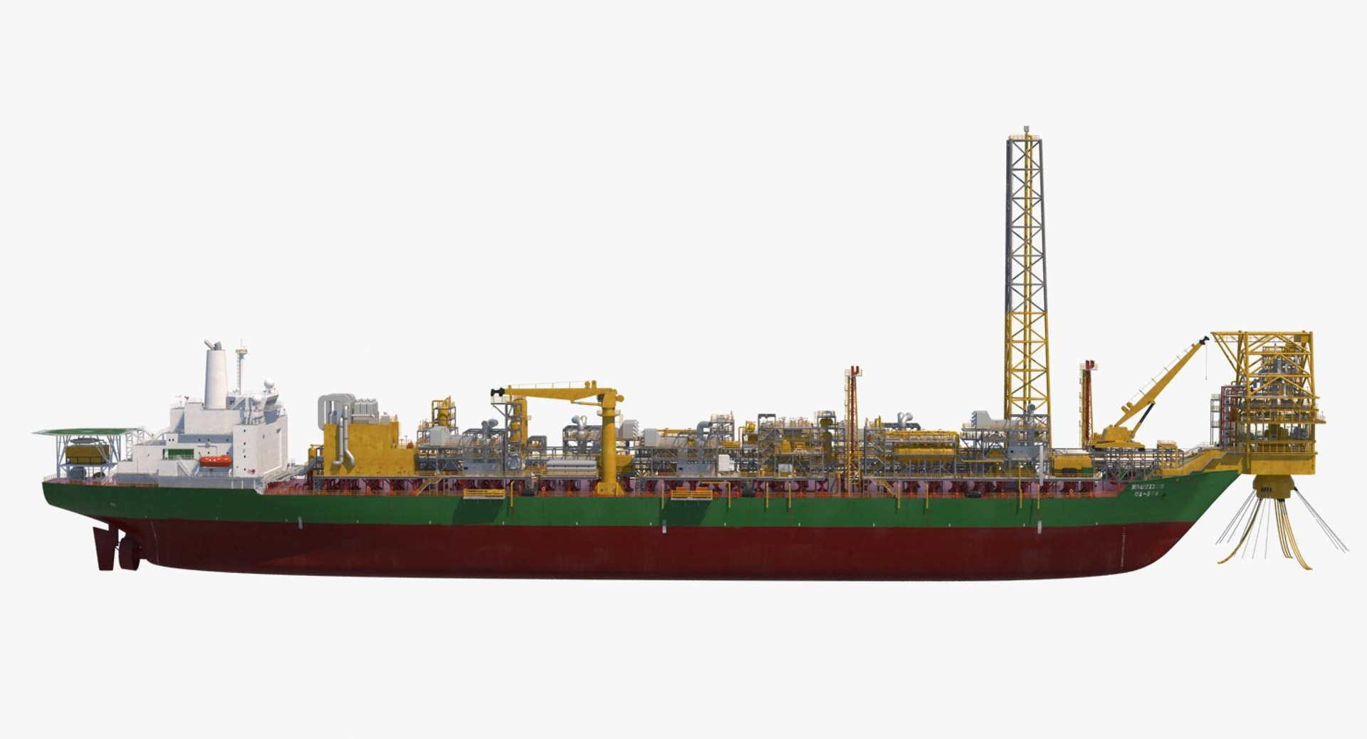 3D Floating Production Storage Offloading - TurboSquid 1374408