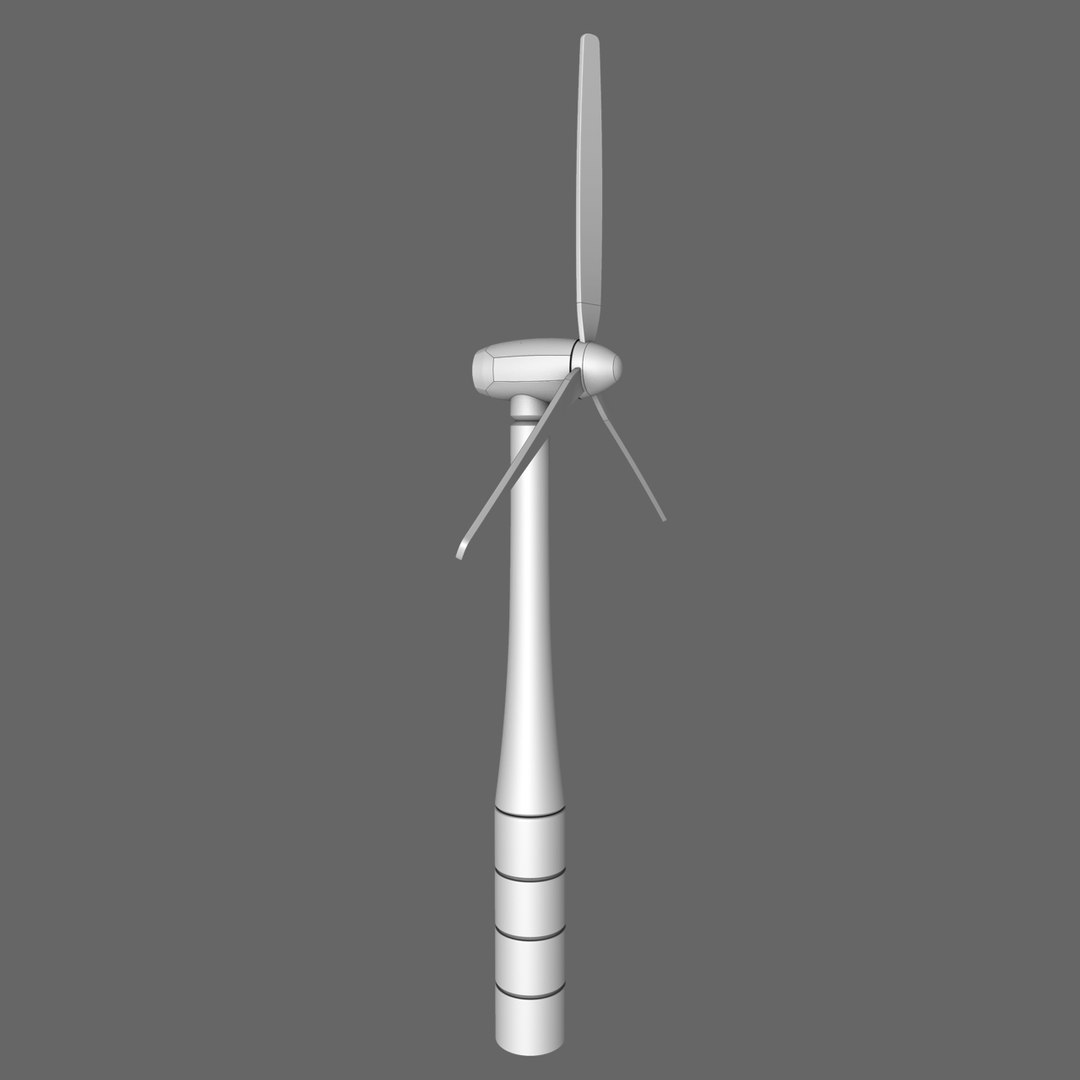 Wind Turbine 3d Model