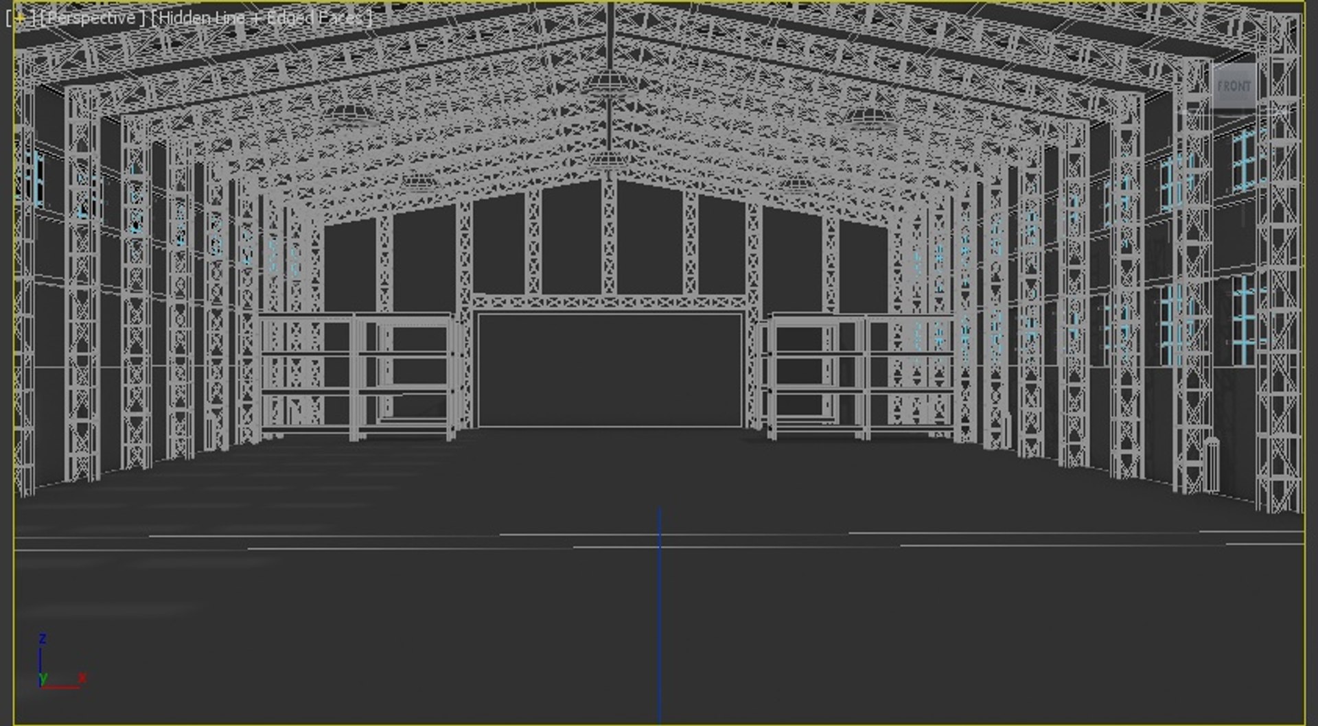 Storage Warehouse Interior 3d Model