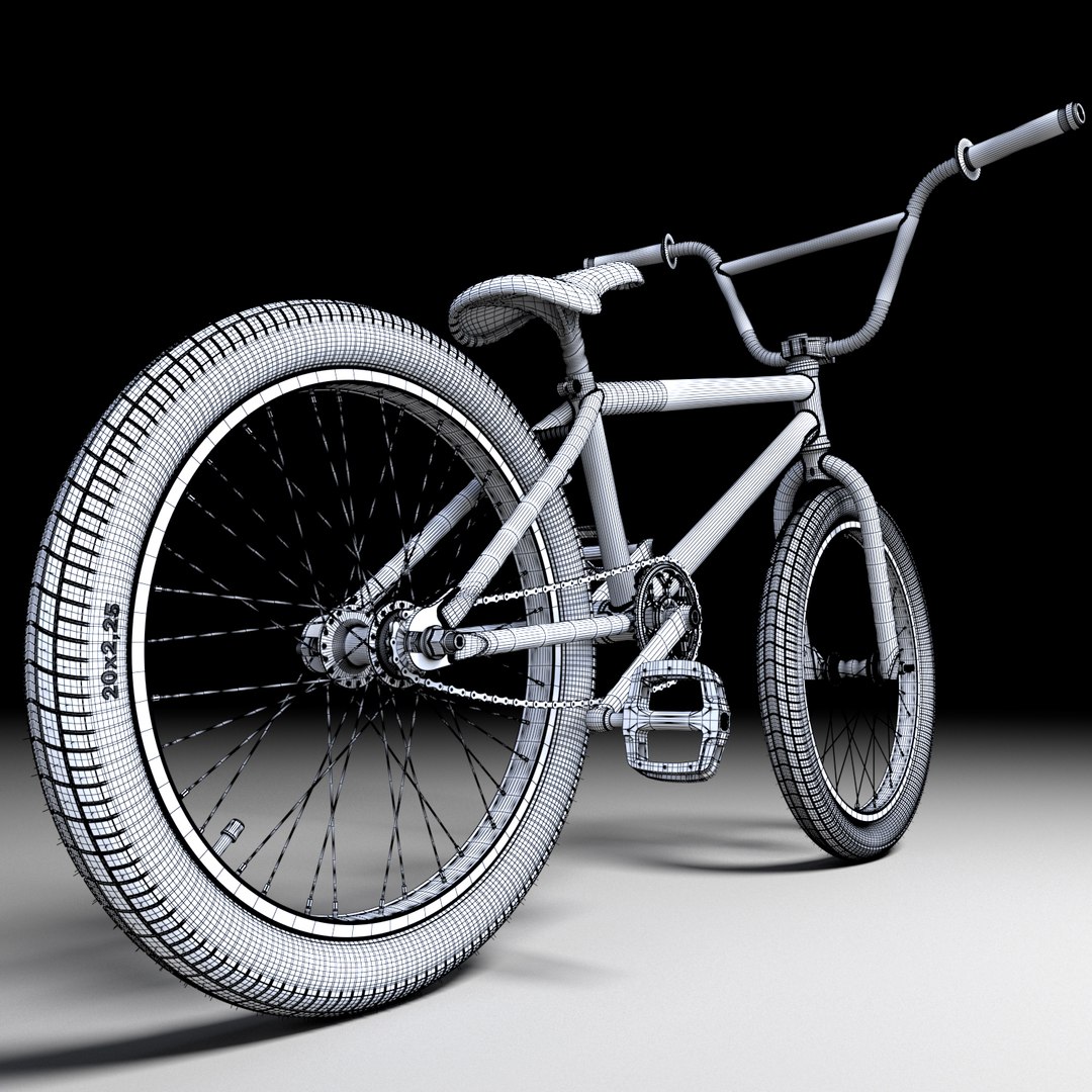 Bmx bike 3D model - TurboSquid 1514399
