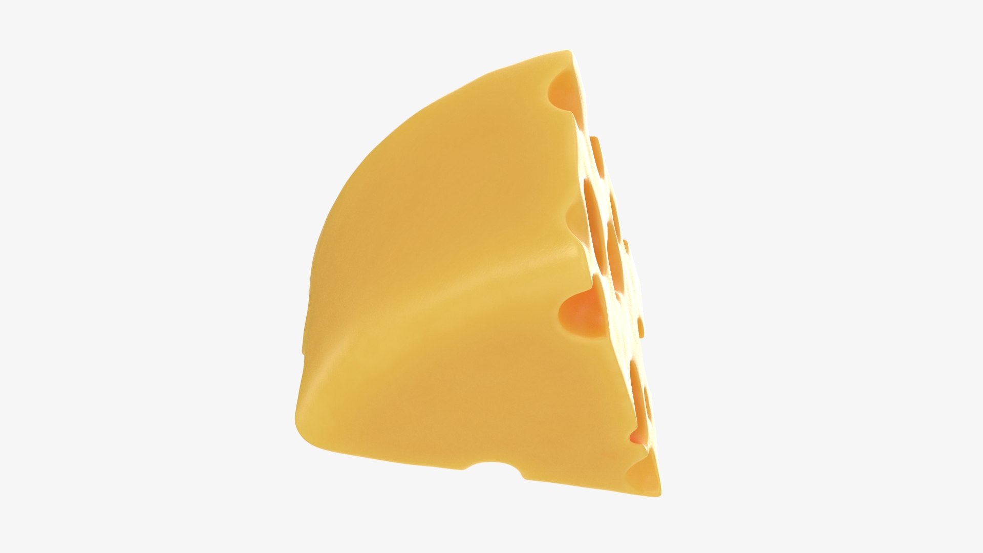 3D Stylized Cut Cheese 2 - TurboSquid 2339311