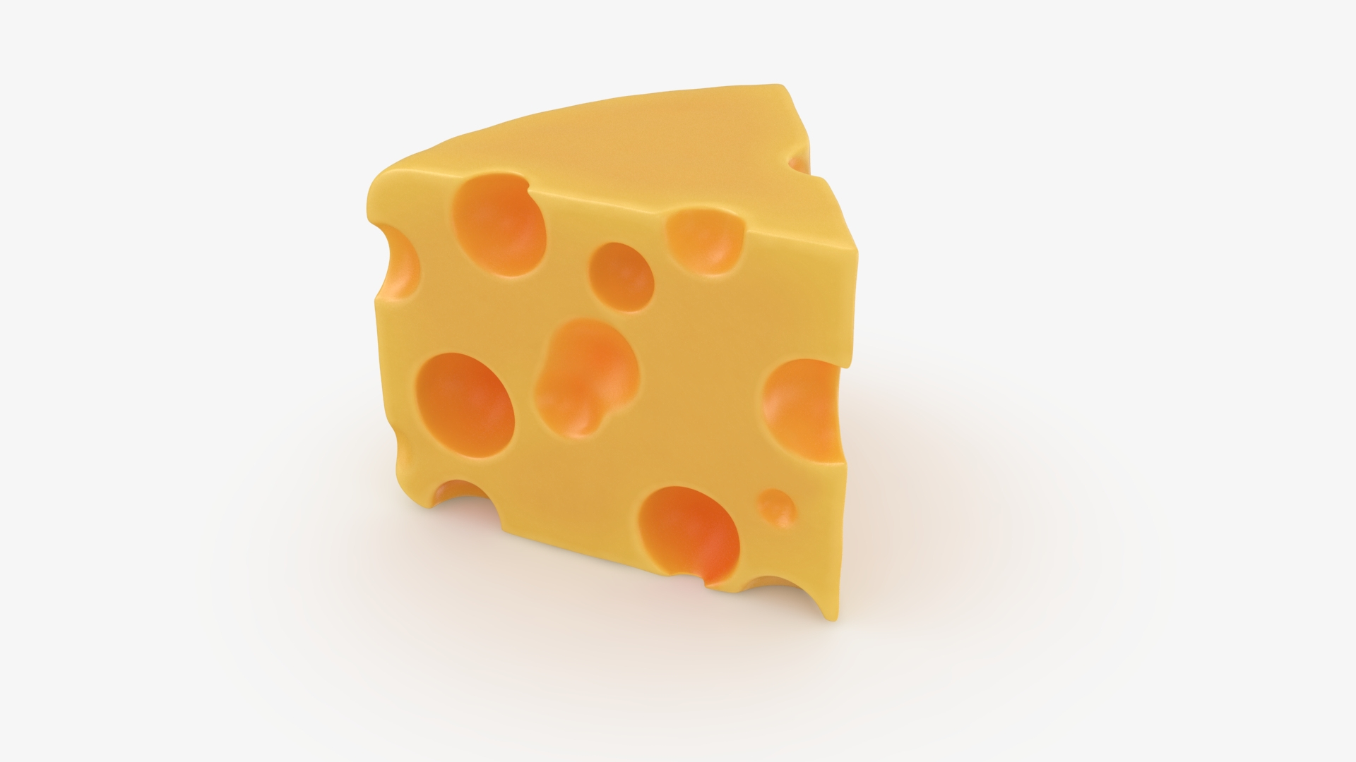 3D Stylized Cut Cheese 2 - TurboSquid 2339311