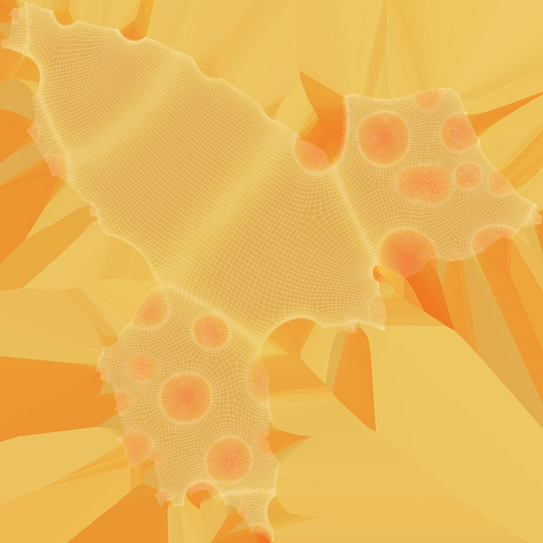 3D Stylized Cut Cheese 2 - TurboSquid 2339311