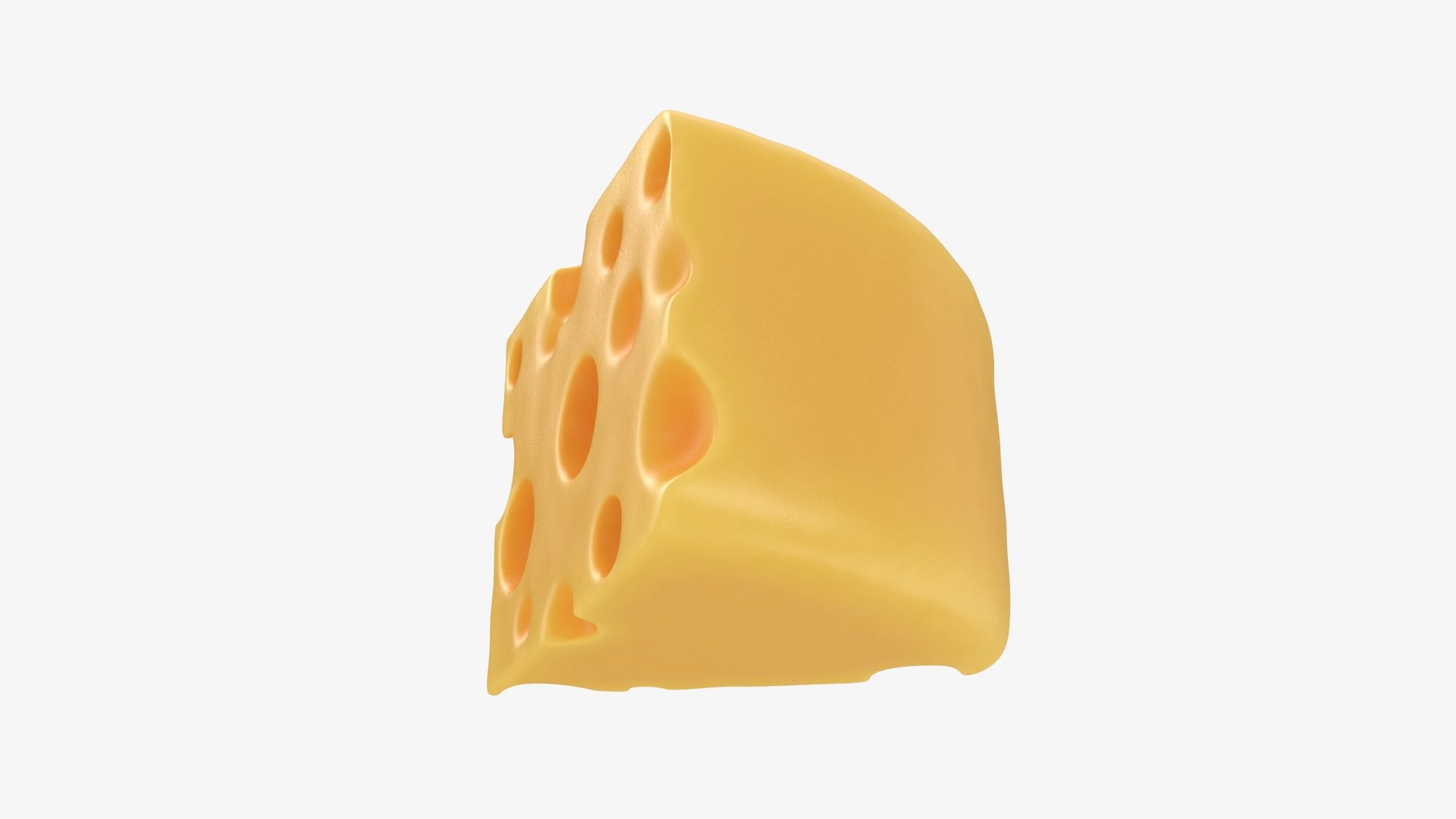 3D Stylized Cut Cheese 2 - TurboSquid 2339311