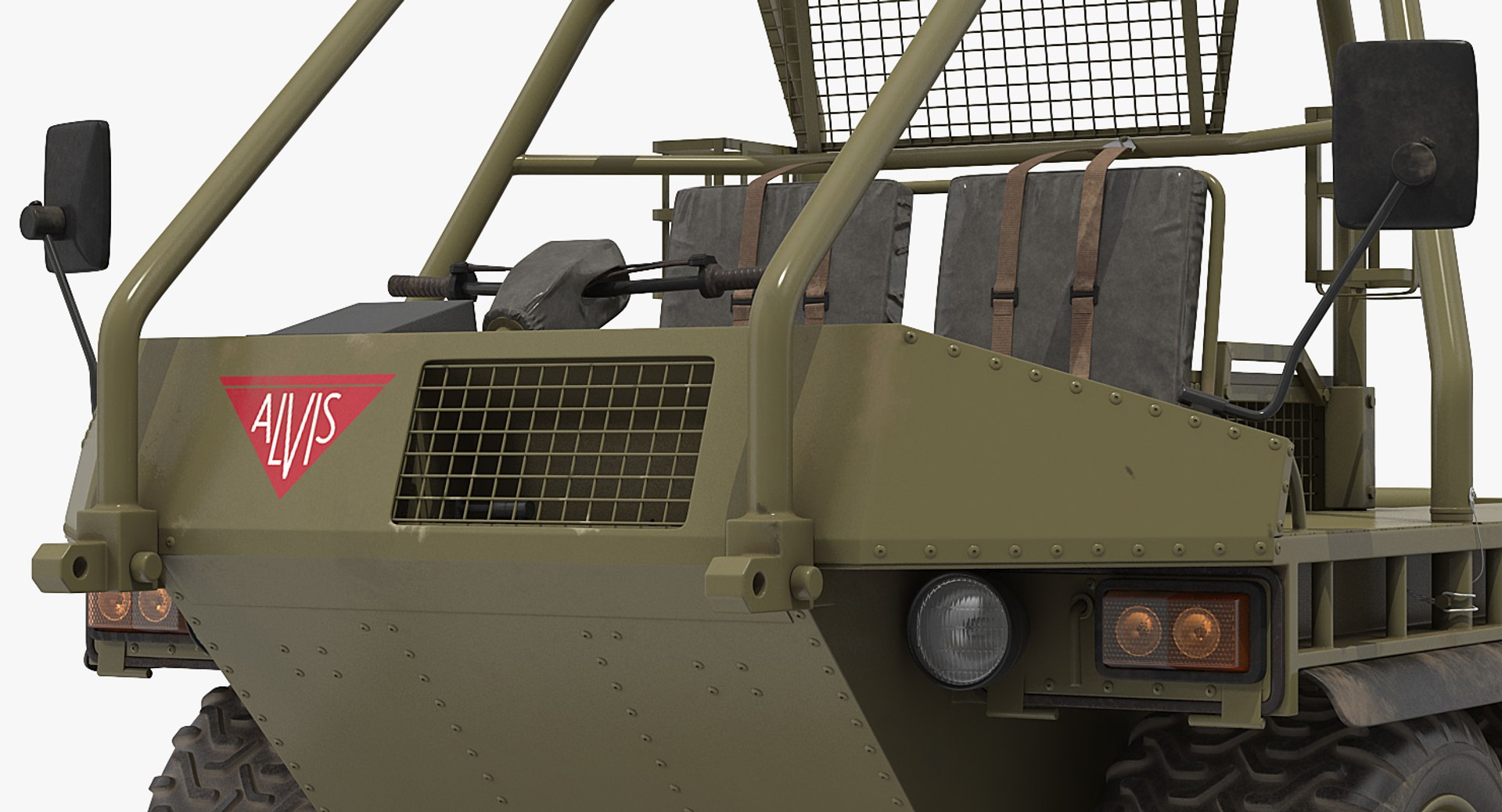 Supacat Alvis Military Green 3D Model - TurboSquid 1291427