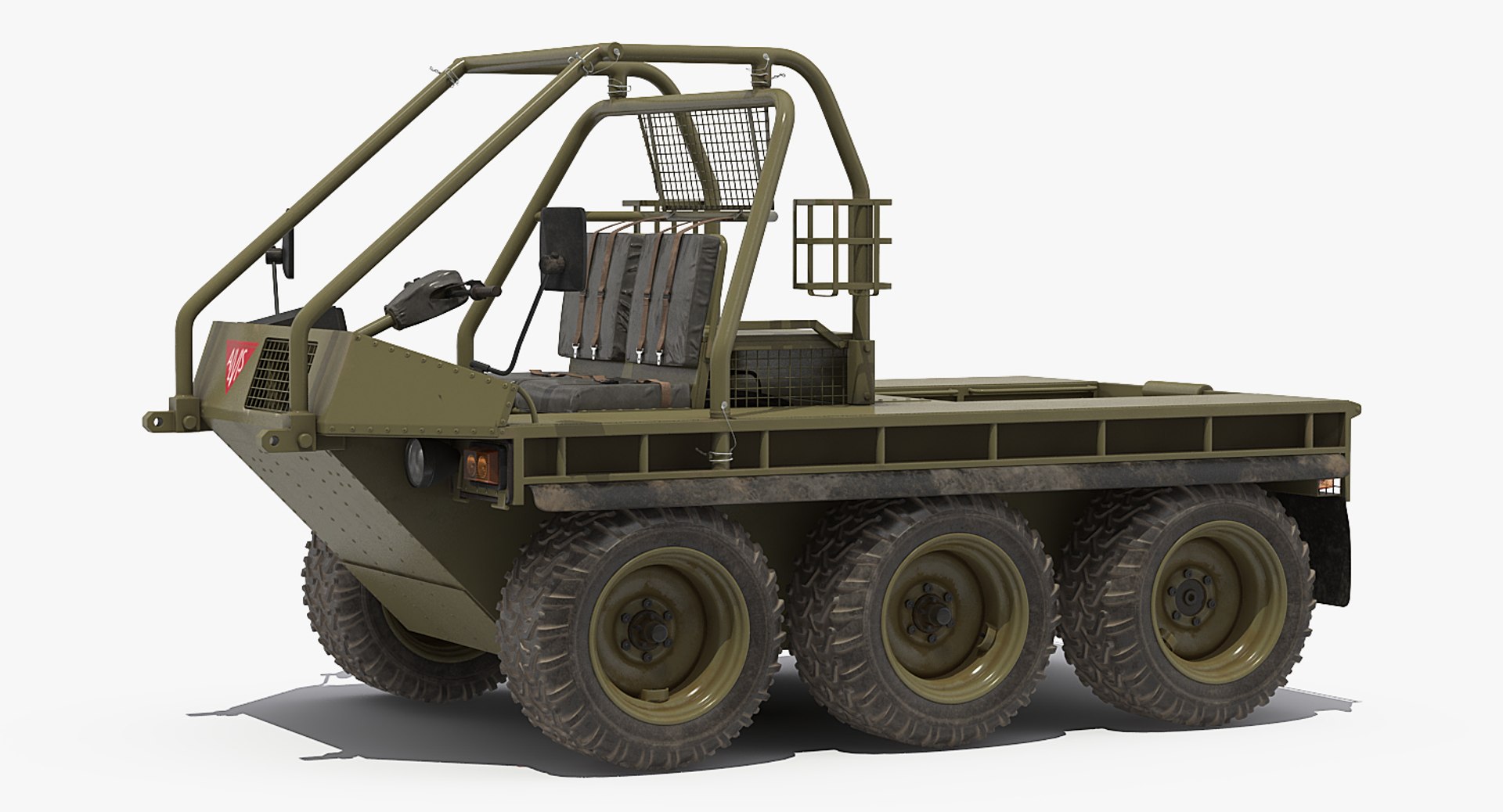 Supacat Alvis Military Green 3D Model - TurboSquid 1291427