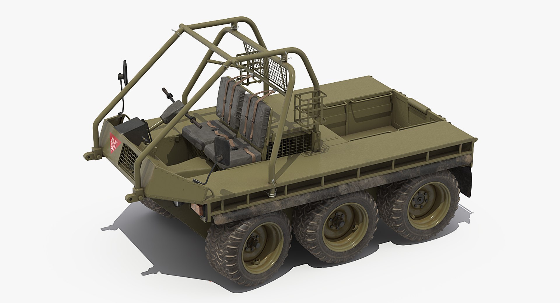 Supacat Alvis Military Green 3D Model - TurboSquid 1291427