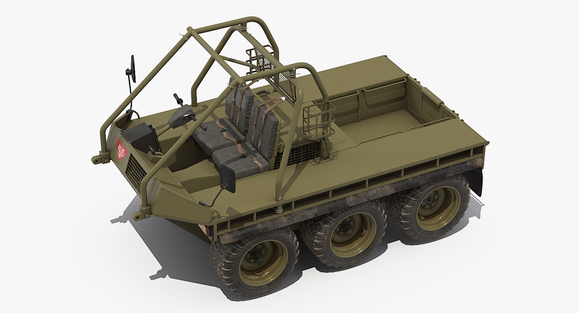 Supacat Alvis Military Green 3D Model - TurboSquid 1291427