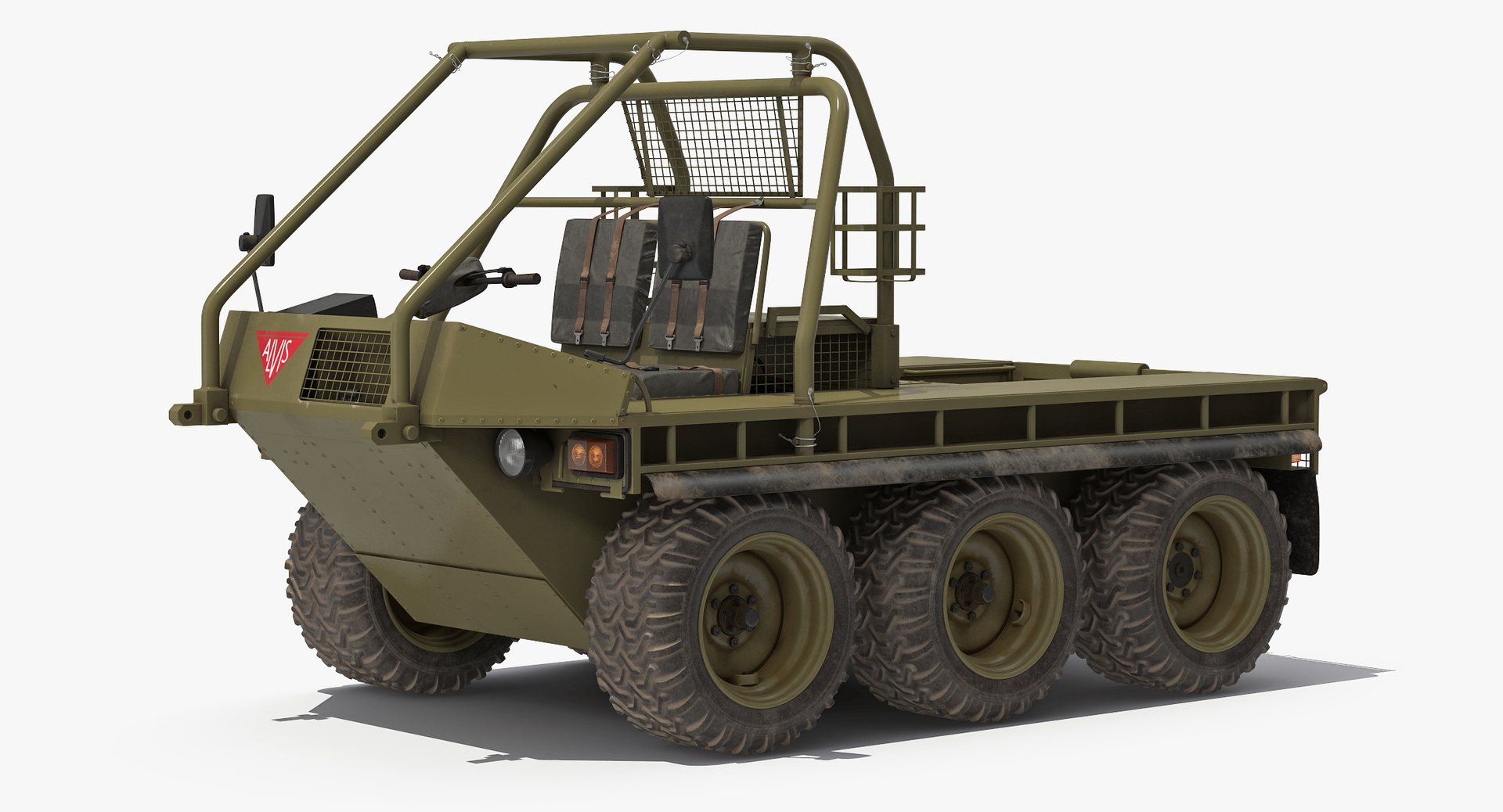 Supacat Alvis Military Green 3D Model - TurboSquid 1291427