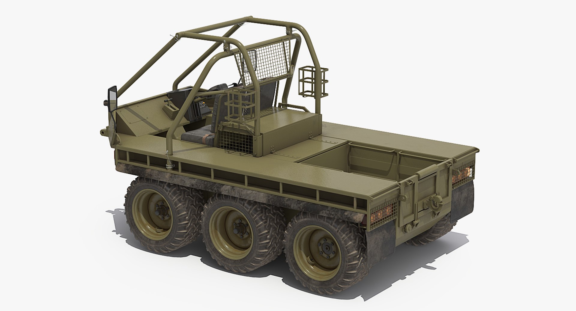 Supacat Alvis Military Green 3D Model - TurboSquid 1291427