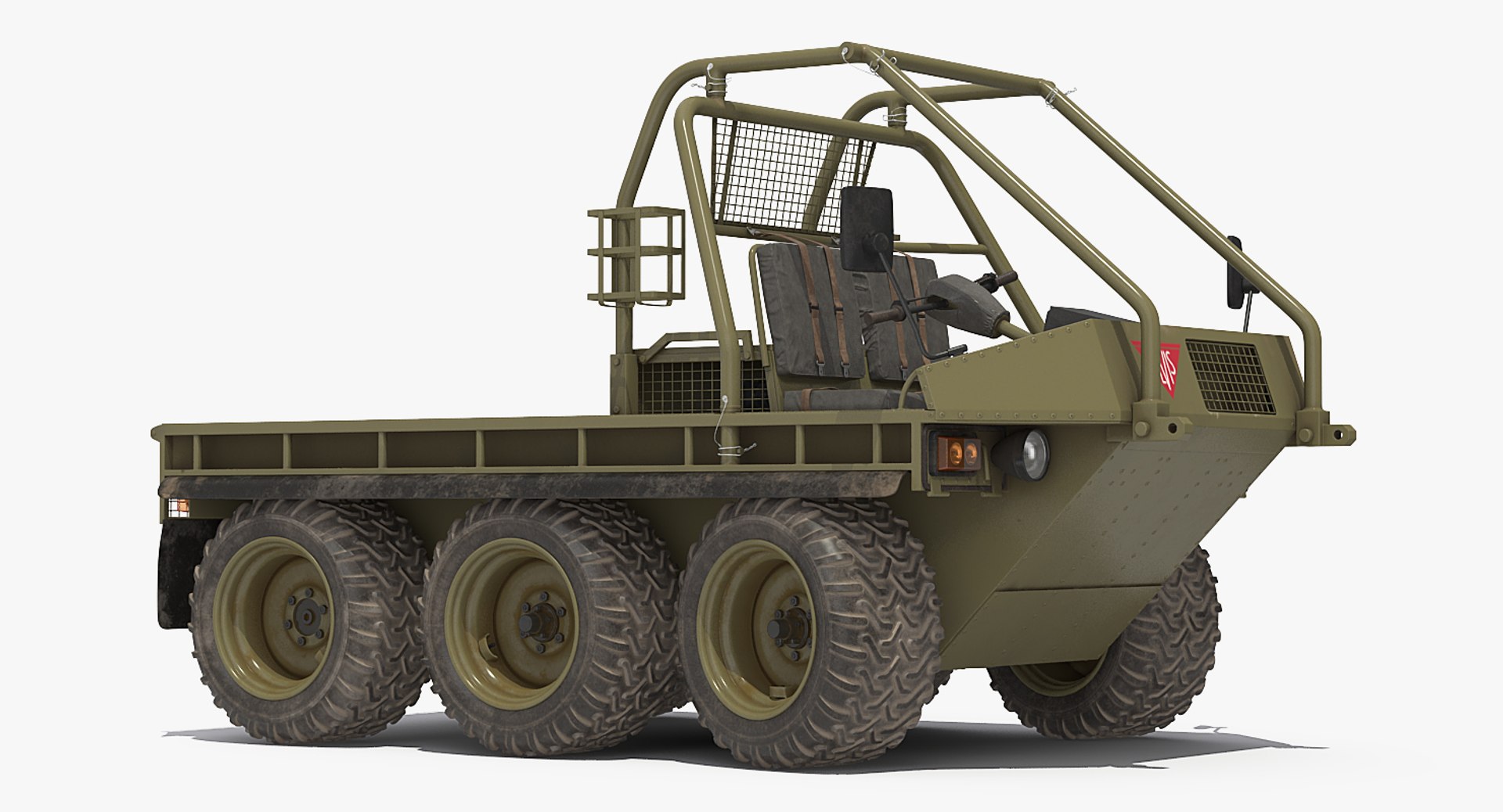 Supacat Alvis Military Green 3D Model - TurboSquid 1291427