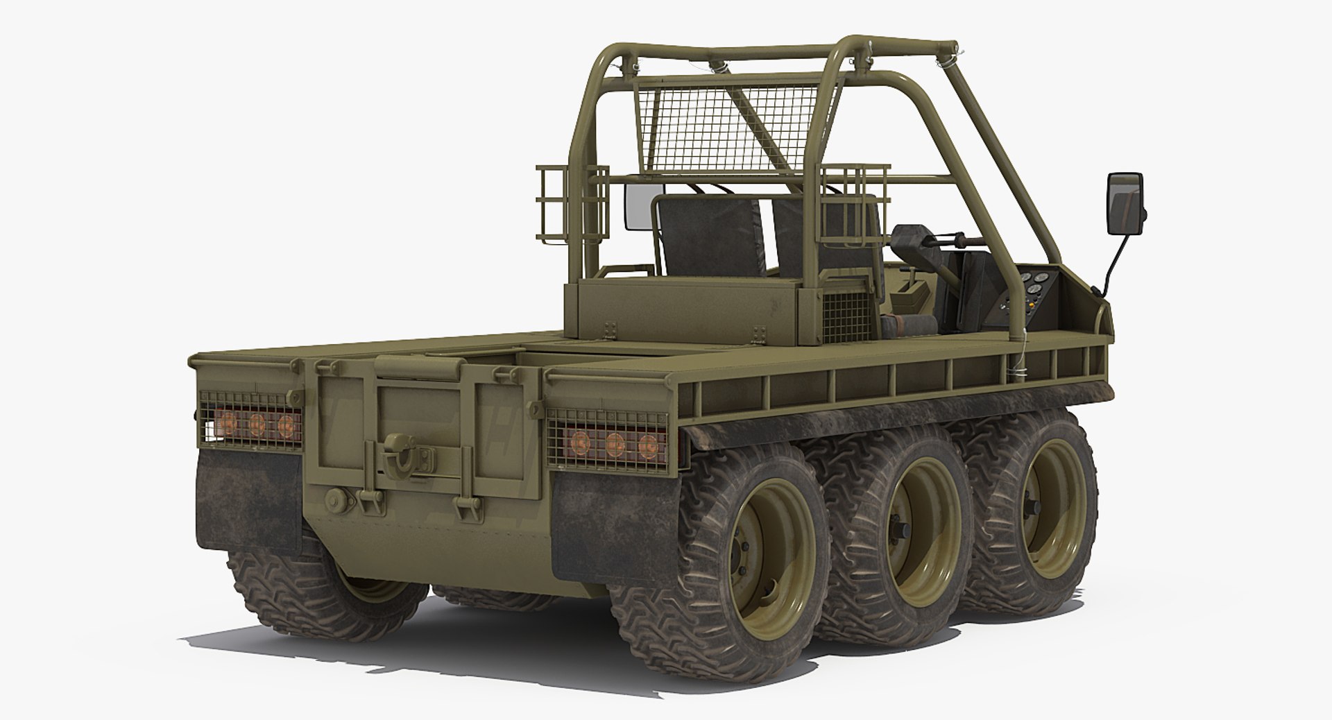 Supacat Alvis Military Green 3D Model - TurboSquid 1291427