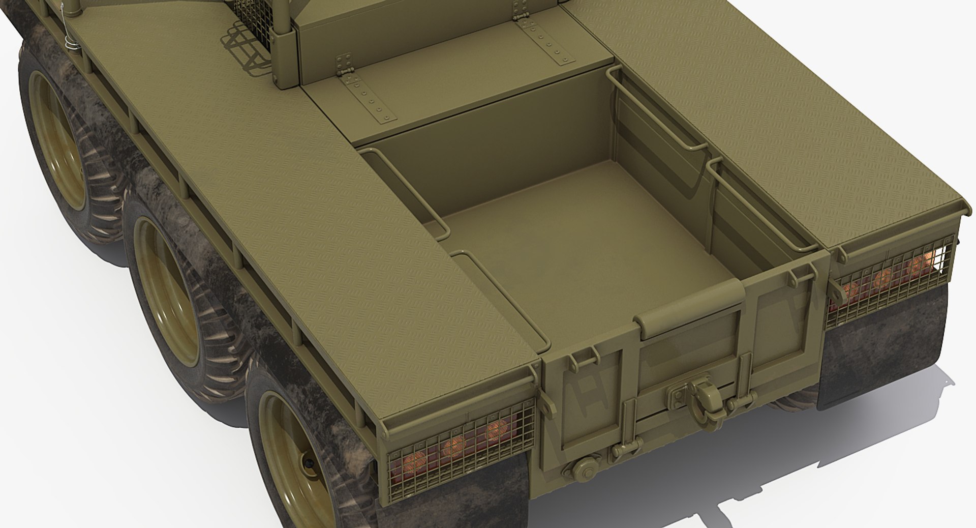 Supacat alvis military green 3D model - TurboSquid 1291427