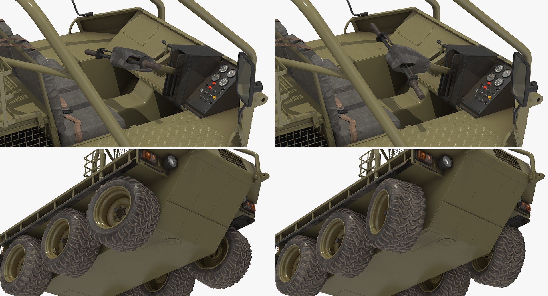 Supacat Alvis Military Green 3D Model - TurboSquid 1291427