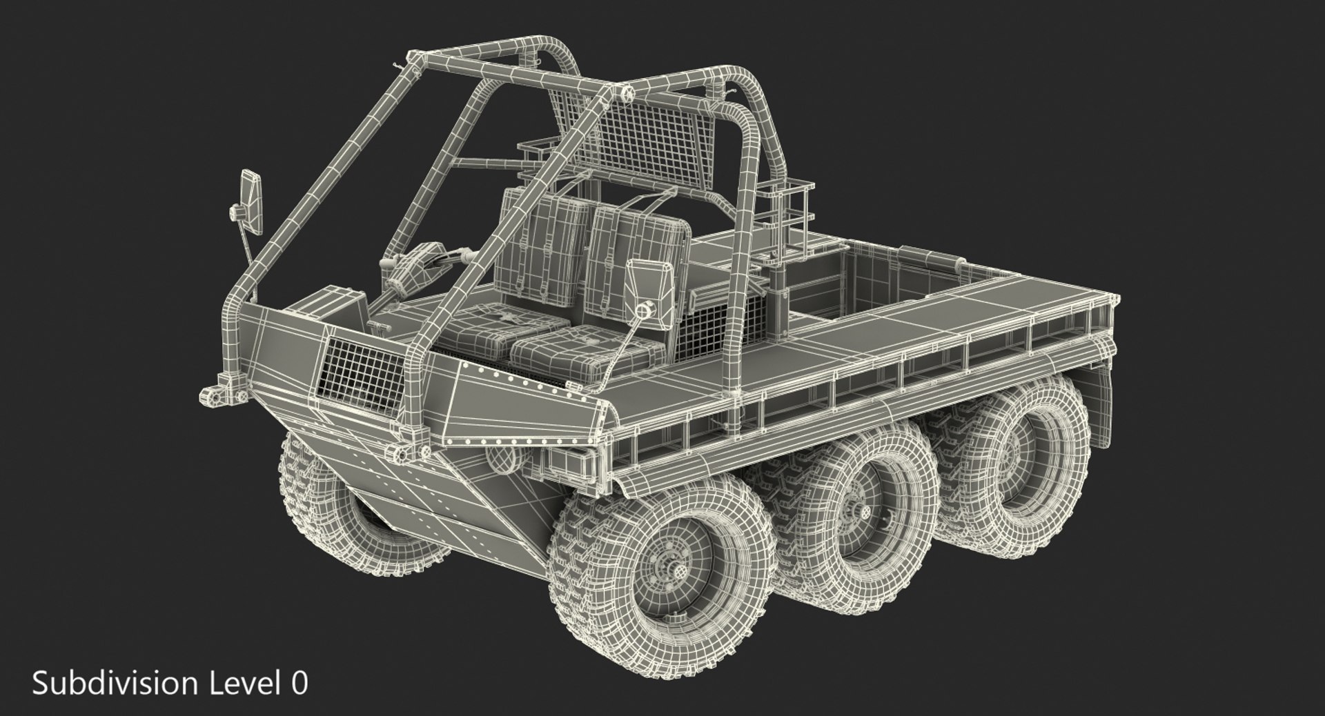 Supacat alvis military green 3D model - TurboSquid 1291427