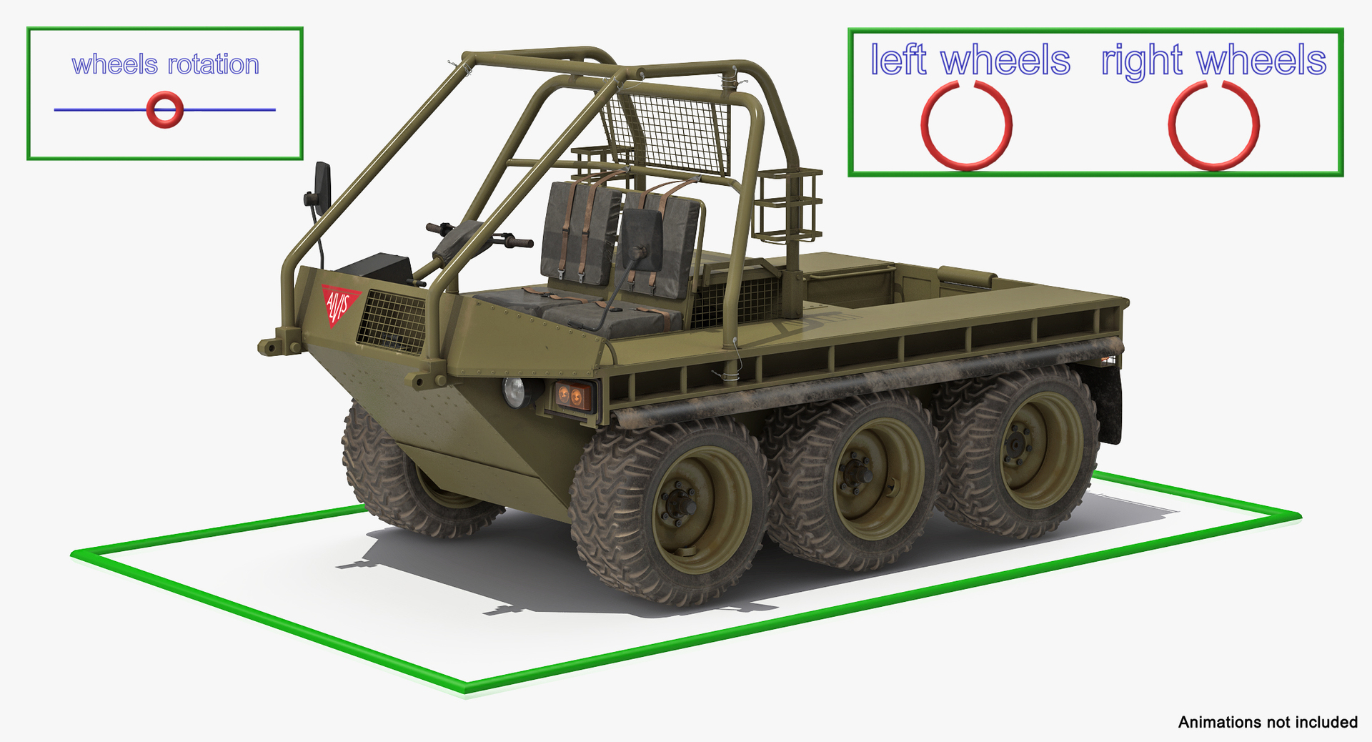 Supacat Alvis Military Green 3D Model - TurboSquid 1291427