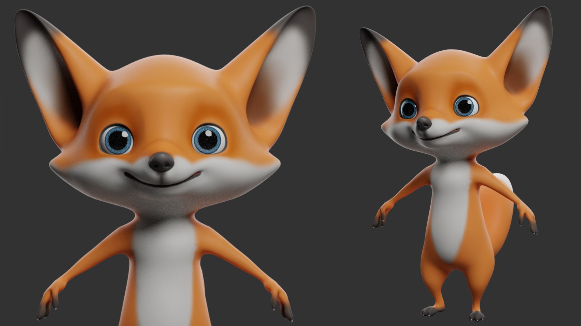 10 Wild Animal - Cartoon Pack 3D Model - TurboSquid 2421258