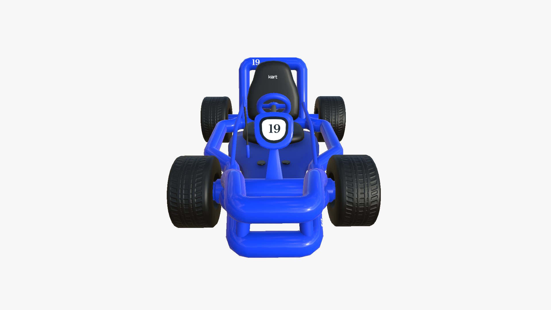 Cartoon Kart H02 Blue - Vehicle Racing Design 3D Model - TurboSquid 2035656