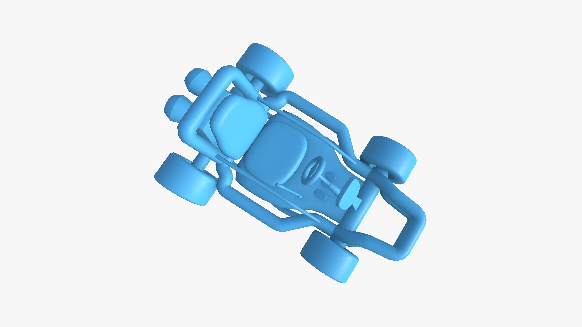 Cartoon Kart H02 Blue - Vehicle Racing Design 3D Model - TurboSquid 2035656
