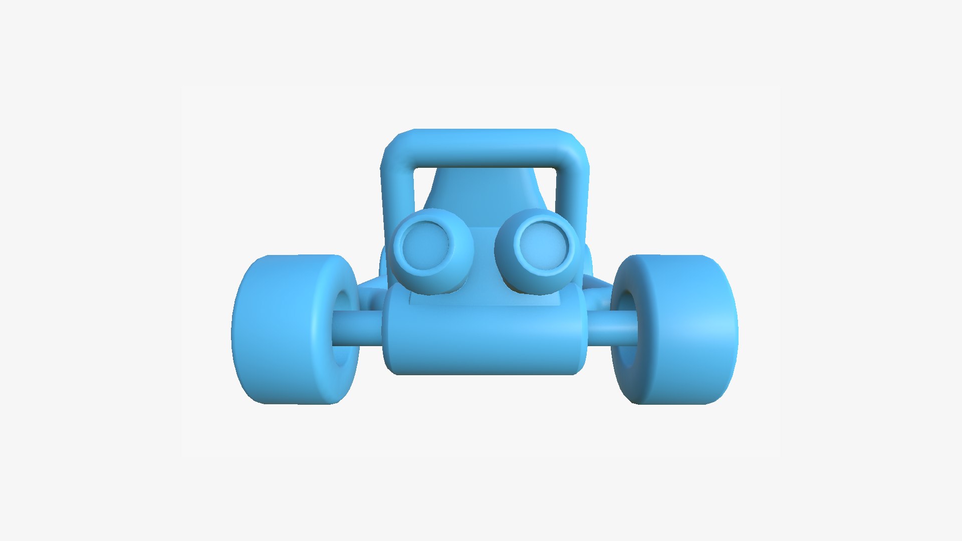 Cartoon Kart H02 Blue - Vehicle Racing Design 3D Model - TurboSquid 2035656