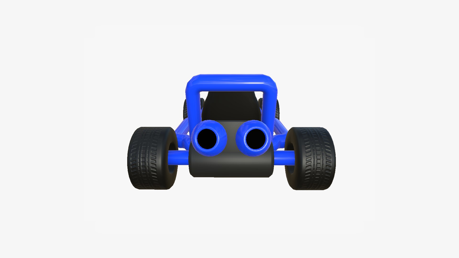 Cartoon Kart H02 Blue - Vehicle Racing Design 3D Model - TurboSquid 2035656
