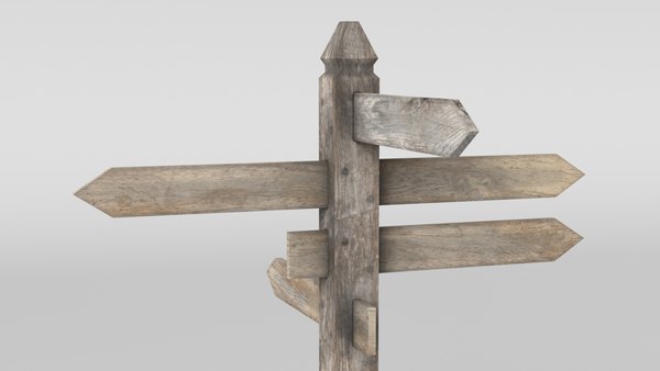 3D model Directional Sign Post - TurboSquid 1880687